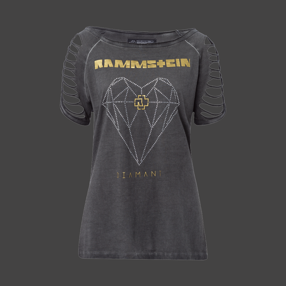 Frauen T-Shirt "Diamant" *cutted sleeves* – Rammstein Official Merchandise